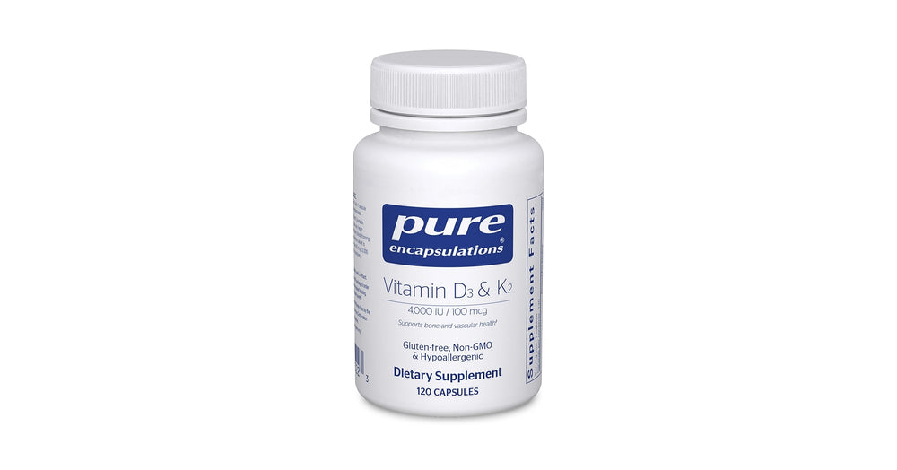 Pure Encapsulations Vitamin D3 & K2 – breathe yoga